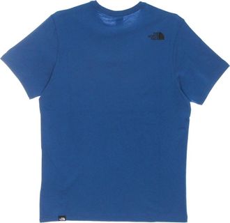 The North Face Blaues- feines T-Shirt mit kurzen &Auml;rmeln - - Tops - Herren - Blau - XL