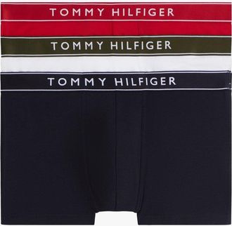 Tommy Hilfiger Lot de 3 cale&ccedil;ons en coton m&eacute;lang&eacute;