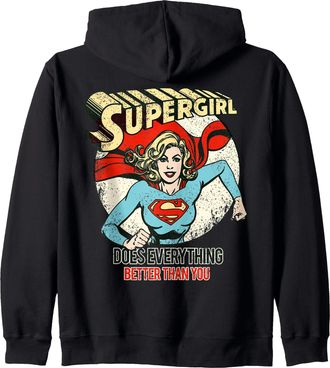DC Comics DC Supergirl Text Besser als du Kapuzenjacke