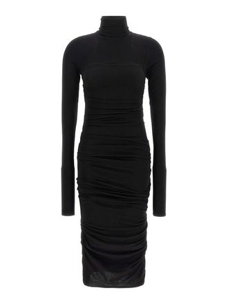 Elisabetta Franchi Robe Au Genou - Noir