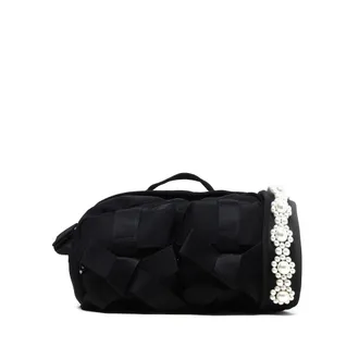 Simone Rocha Femme, Sacs, Noir, Taille: ONE Size Sac bandouli&egrave;re classique &agrave; orn&eacute; de perles