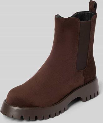 Bianco Chelsea Boots in Wildleder-Optik