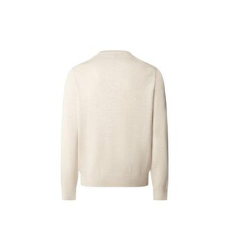 Hackett Pull col rond en coton et soie