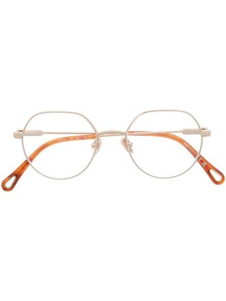 Chloé lunettes de vue à monture ronde - Or