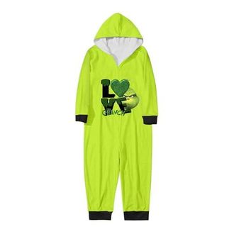 Generic Le Grinch Pyjama Noel Famille De Grinch Hiver Coton Garcon Vetement Couple Costume Pull Ensembles Femme Enfant The Adulte Noël Ensemble Bebe Chaud Et 