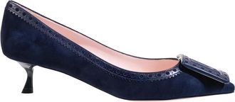 Roger Vivier Hohe Schuhe - Viv Pumps - Gr. 37 (EU) - in Blau - f&uuml;r Damen