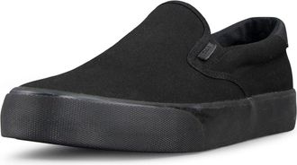 Lugz Herren Clipper Classic Slip-on Canvas Sneaker, Schwarz, 43 EU