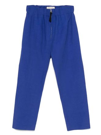 Marni pantalon en coton mélangé (2021) - Bleu