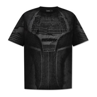 Misbhv T-Shirt mit einem Muster - - Tops - Herren - Schwarzk - XS