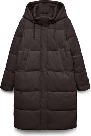 Vero Moda Damen Vmmargaret Long Coat Ga Noos, Chocolate Torte, XS