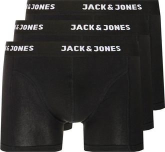 Jack & Jones Homme, Sous-v&ecirc;tements, Noir, Taille: XL Anthony 3-Pack Boxer