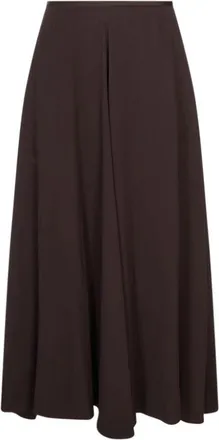 Agnona Femme, Jupes, Brun, Taille: 44 FR Gonna Matt Silk Blend
