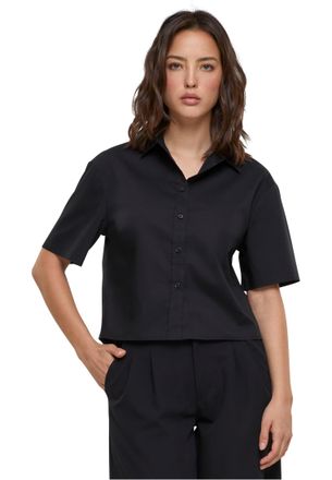 Urban Classics Damen T-Shirt Ladies Oversized Shirt Black M