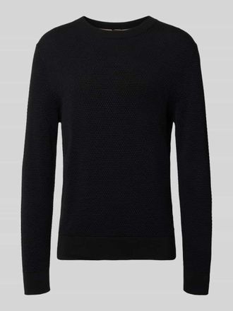 HUGO BOSS Regular Fit Pullover aus reiner Baumwolle Modell Lalex