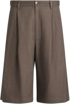 Merely Made Short ample &agrave; pinces en lin