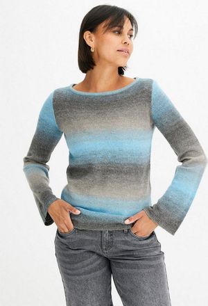 Bonprix Strickpullover Pullover mit Farbverlauf