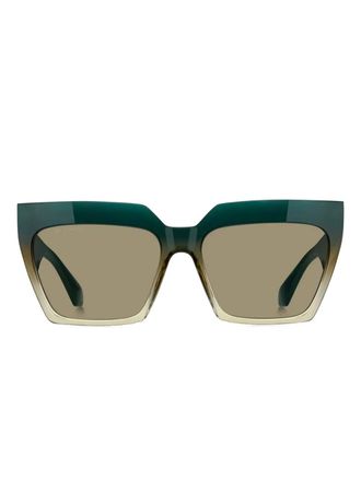Etro lunettes de soleil &agrave; monture g&eacute;om&eacute;trique - Vert
