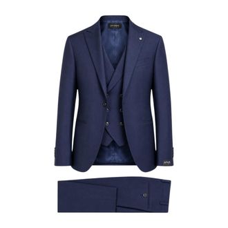 Luigi Bianchi Mantova Single Breasted Suits - - Suits - Herren - Blau - M
