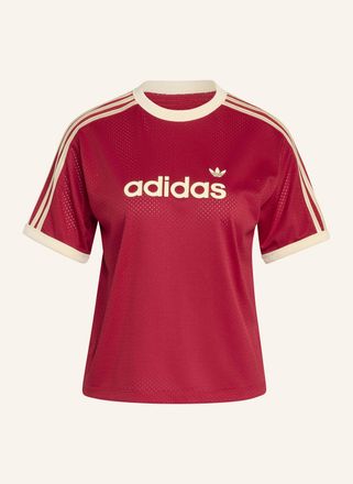 adidas Originals Adidas Originals Lineaer Mesh T-Shirt rot
