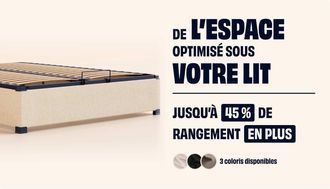 Tediber Sommier &agrave; lattes 120x190 cm Plus - Confort responsable - Tediber