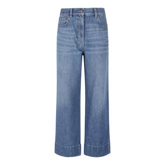 Valentino Garavani Wide Jeans - - Jeans - Damen - Blau - W27