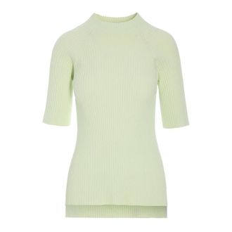 Bitte Kai Rand Femme, Pulls, Vert, Taille: 42 FR Blouse &agrave; col roul&eacute; c&ocirc;tel&eacute;e