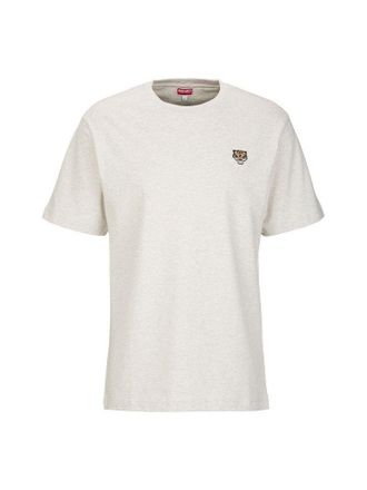 Kenzo T-Shirt Tee Con Ricamo Lucky Tiger Herren T-Shirt mit Stickerei Regular FIT