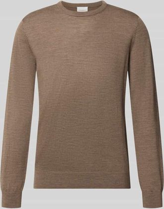 Profuomo Regular Fit Strickpullover aus reiner Wolle