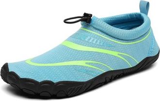 Mishansha Chaussure Aquatique Homme Femme Chaussures deau Respirant Antidérapant Chausson de Plage pour Mer Piscine Riviere Natation Canyoning Voile, Bleu Ciel,