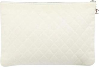 Chanel Pre-owned Vintage Clutch - Femme - Pre-owned - Blanc - Taille: ONE Size