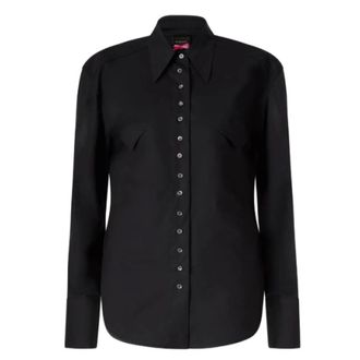 Pinko Pinko, Femme, Blouses et Chemises, Noir, Taille: 40 FR Chemise Maggiolino