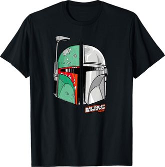 Star Wars Mando and Boba Fett May the 4th Be With You T-Shirt