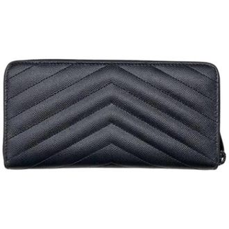 Saint Laurent Pre-owned Long wallet (bi-fold) - - Pre-owned - Damen - Schwarzk - ONE SIZE
