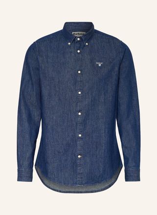Barbour Jeanshemd Crest Tailored Fit blau