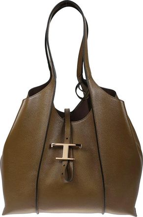 Tod's Femme, Sacs, Vert, Taille: ONE Size Petit sac shopping TSB