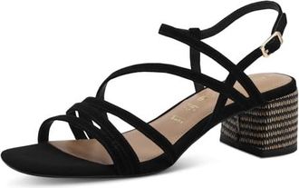 Tamaris Sandales à talons pour femme 1-28211-42 - Noir - 37 EU, Noir, 37 EU