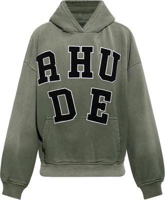 Rhude Herren, Sweatshirts & Hoodies, Gr&uuml;n, SGr&ouml;&szlig;e