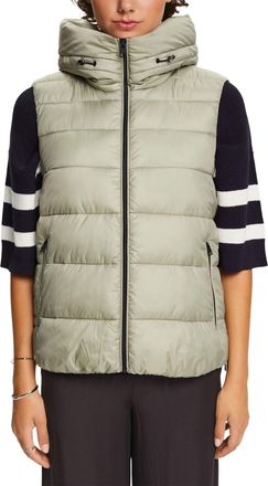 Esprit Damen 993EE1H302 Weste, 335/DUSTY Green, XXS