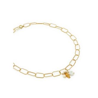 Hermina Athens Hermina Athen - Tyche -Kette Halskette und Süßwasserperlen