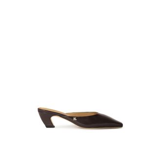 Kazar Slip-on Pantoletten mit vollem Vorderfu&szlig; - - Shoes - Damen - Braun - 38 EU