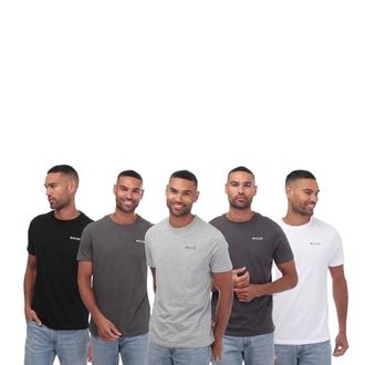 Nicce London Spacey Lot de 5 t-shirts pour homme, multicolore, S