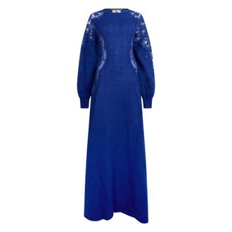 Alberta Ferretti Robe Longue - Femme - Robes - Bleu - Taille: 38 FR