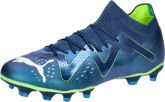 Puma Future Pro Fg/Ag Fußballschuh für Herren, Persisches Blau, PUMA Weiß, Pro-Grün, 46.5 EU