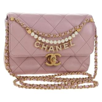 Chanel Pre-owned Vintage Umh&auml;ngetasche - - Pre-owned - Damen - Rosa - ONE SIZE
