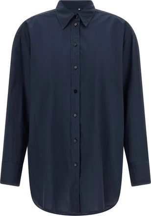 Xacus Femme, Blouses et Chemises, Bleu, Taille: 42 FR Tessa Cotton Poplin Shirt