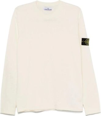 Stone Island Homme, Sweatshirts et sweats &agrave; capuche, Blanc, Taille: XL Pull ras du cou