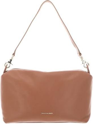 Mandarina Duck Cuir sac &agrave; &eacute;paule bandouli&egrave;re Mellow Leather Shoulder Pecan Nut marron clair