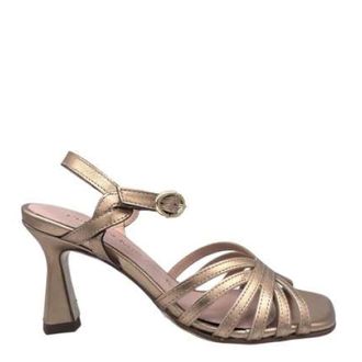 Pedro Miralles Femme, Chaussures, Jaune, Taille: 39 EU Sandales à talons hauts or rose