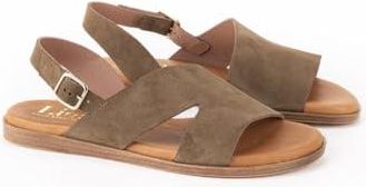 Lince Lince Sandales avec boucle confortable | Semelle en caoutchouc | Semelle en gel | V07906 | Fabriquées en Espagne, Jeans, 36 EU