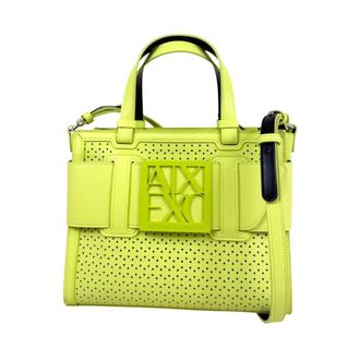 A|X Armani Exchange Femme, Sacs, Jaune, Taille: ONE Size Susy Laser Cut Tote M